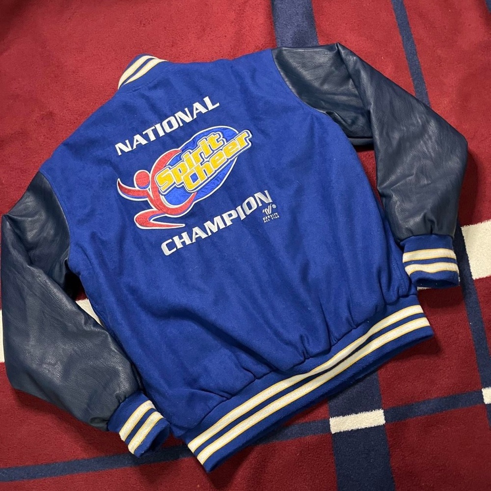 Varsity National Champion Spirit Cheer Navy Blue Spor… - Gem